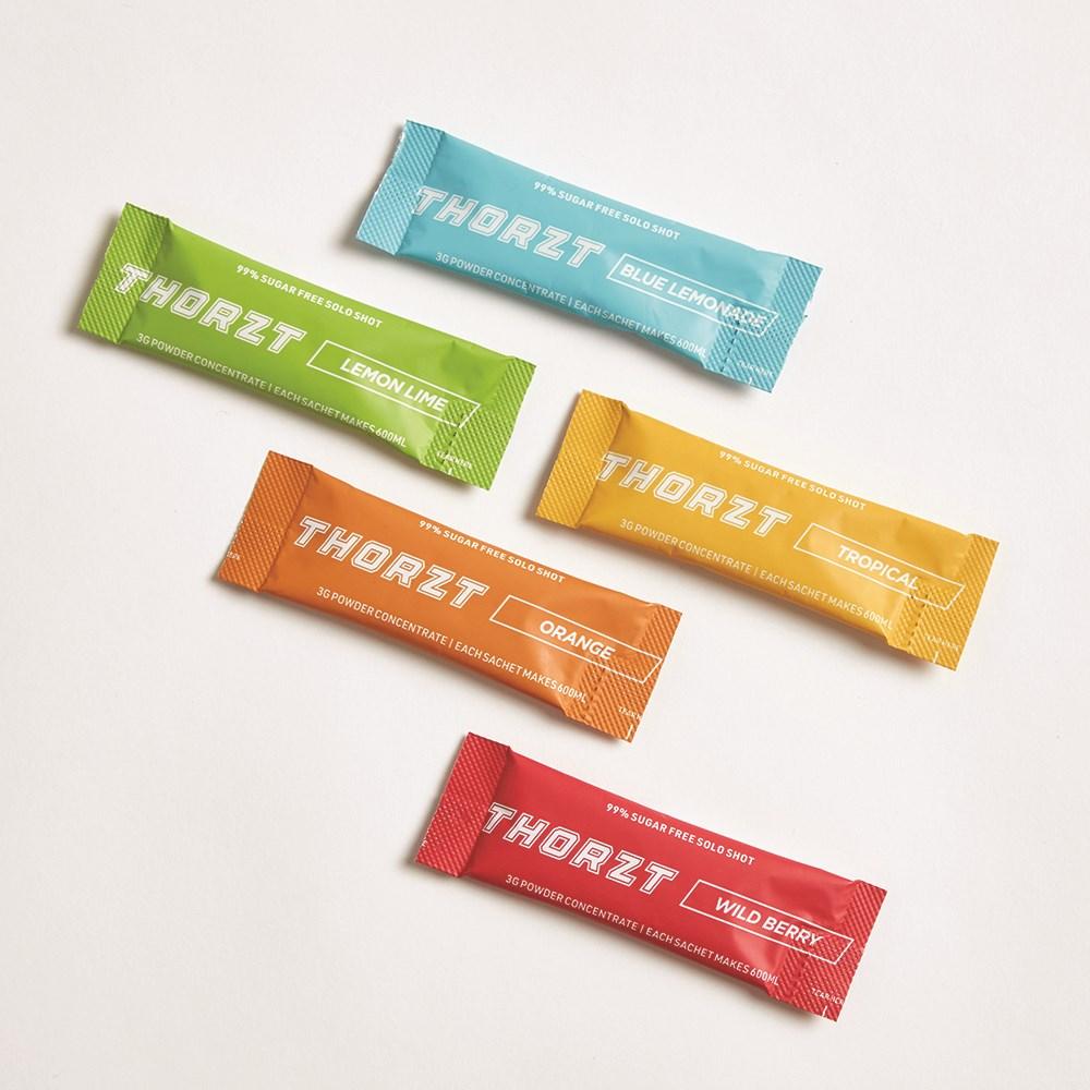 Thorzt Solo-Shot Sugar Free Hydration Sachets Mixed 50pk